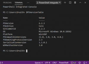 Add multiple powershell versions to Vscode – Donnie's Azure, Automation ...